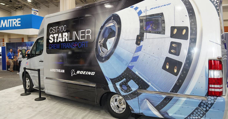 Airstream's New Astrovan II Prepared To Shuttle Boeing's Starliner Crew ...