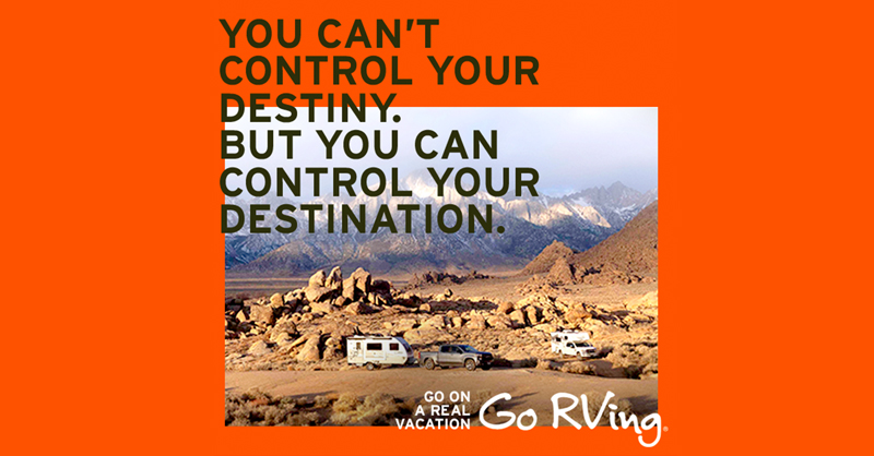 Go RVing Releases New Campaign: Go On A Real Vacation | RVIA