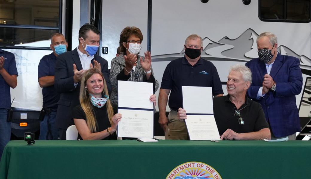 Forest River’s East To West RV Signs Pledge To America’s Workers ...